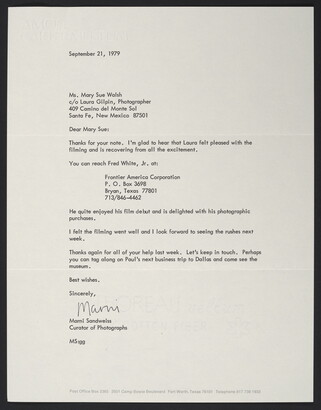 Marni Sandweiss, Curator of Photographs, Amon Carter Museum, Fort Worth ...