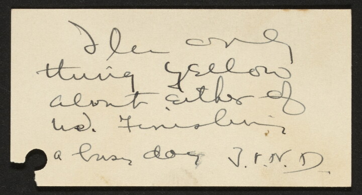 John Dorr to Nell Koons [Dorr]. n.d. | Amon Carter Museum of American Art