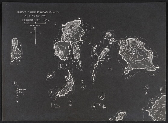 Great Spruce Head Island and Vicinity Map. n.d. | Amon Carter Museum of ...