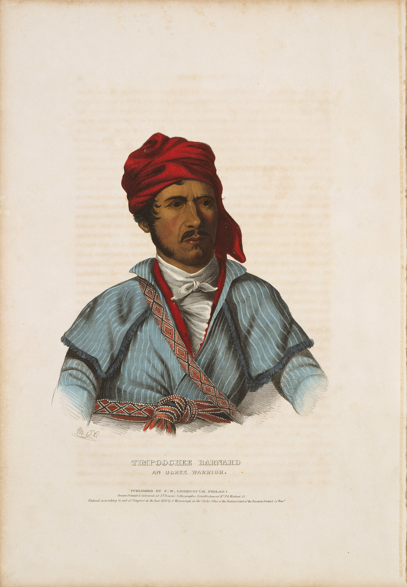 Timpoochee Barnard. An Uchee Warrior. | Amon Carter Museum of American Art