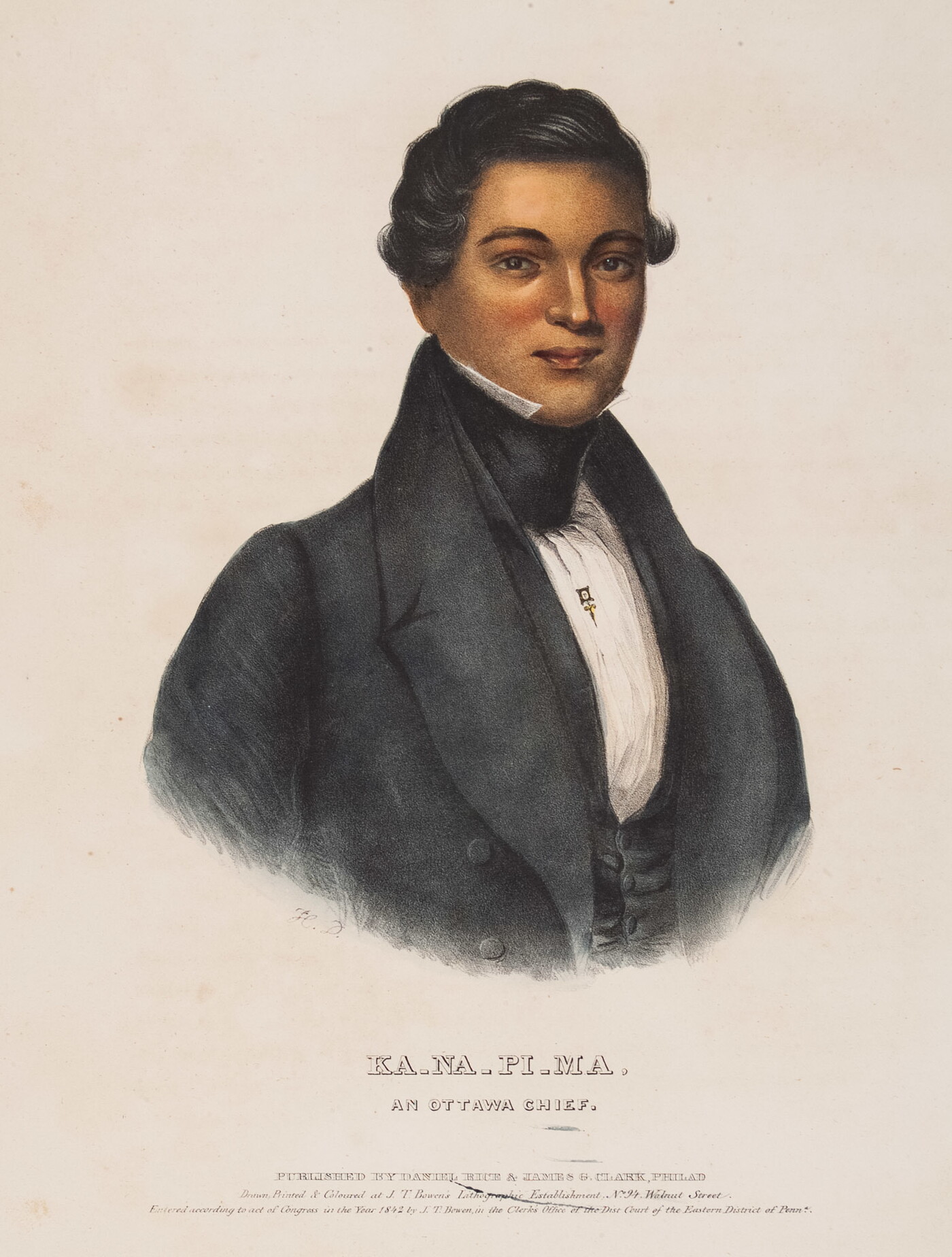 Ka-Na-Pi-Ma, An Ottawa Chief. | Amon Carter Museum of American Art