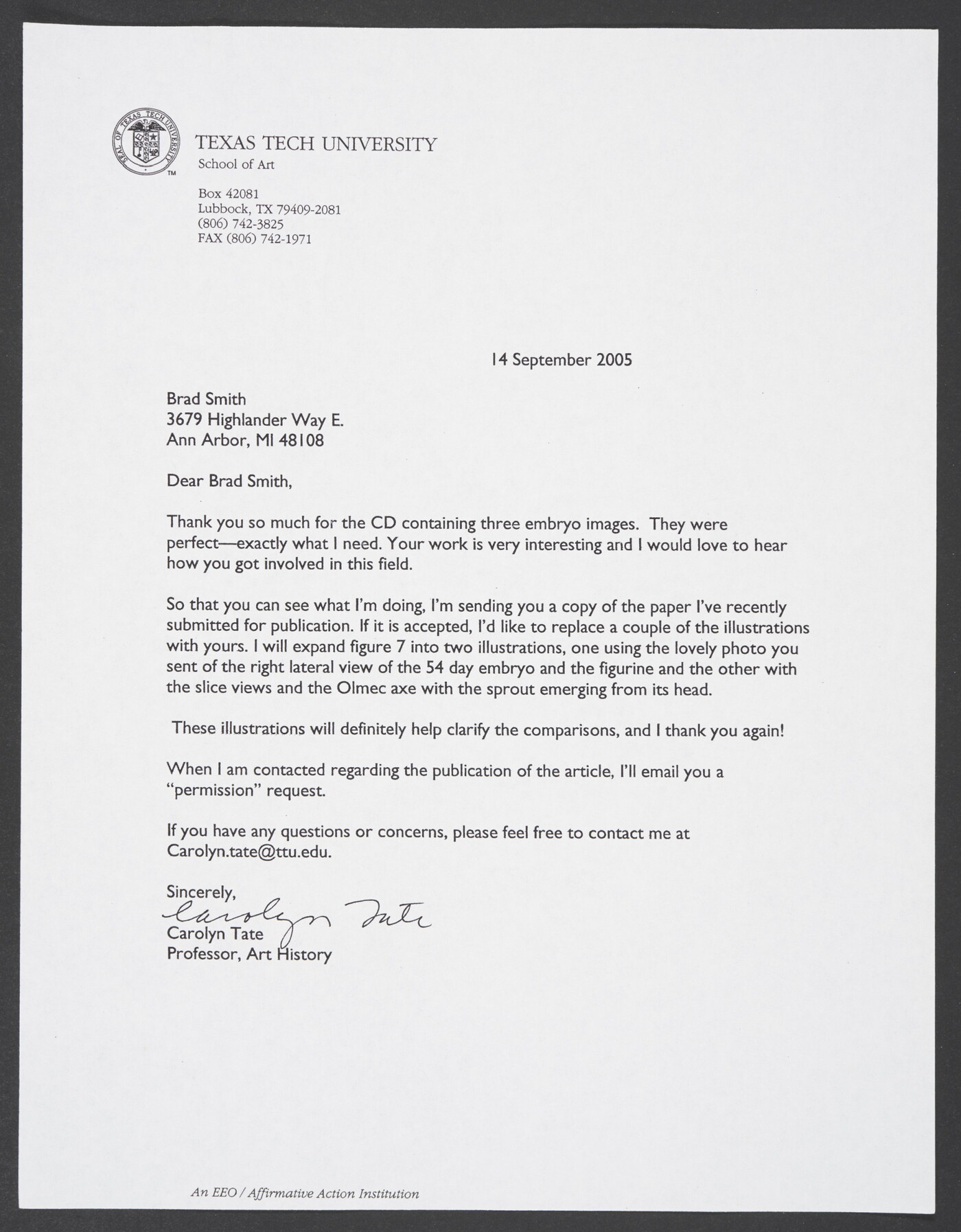 Carolyn Tate, Professor, Art History, Texas Tech University, Lubbock ...