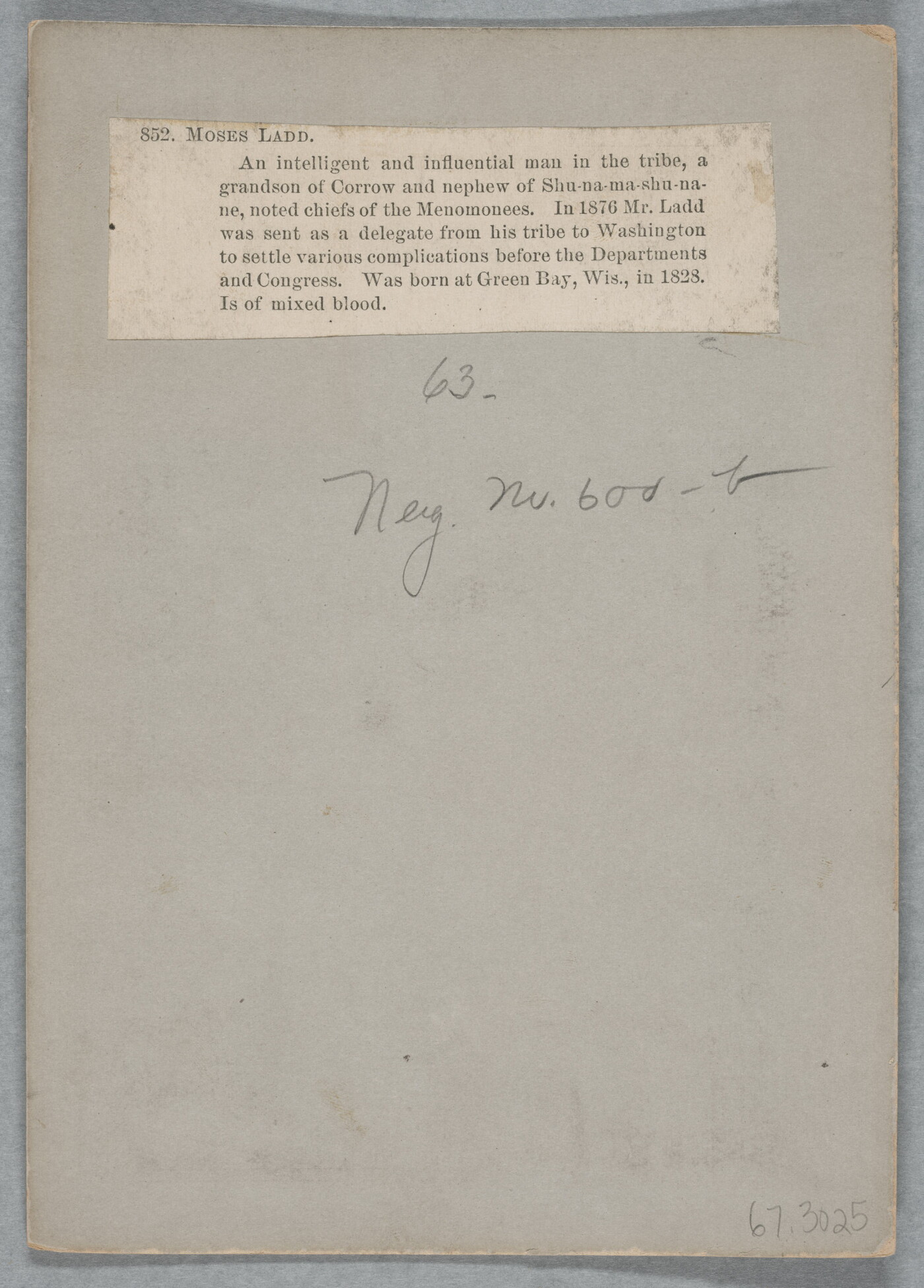 Moses Ladd | Amon Carter Museum of American Art