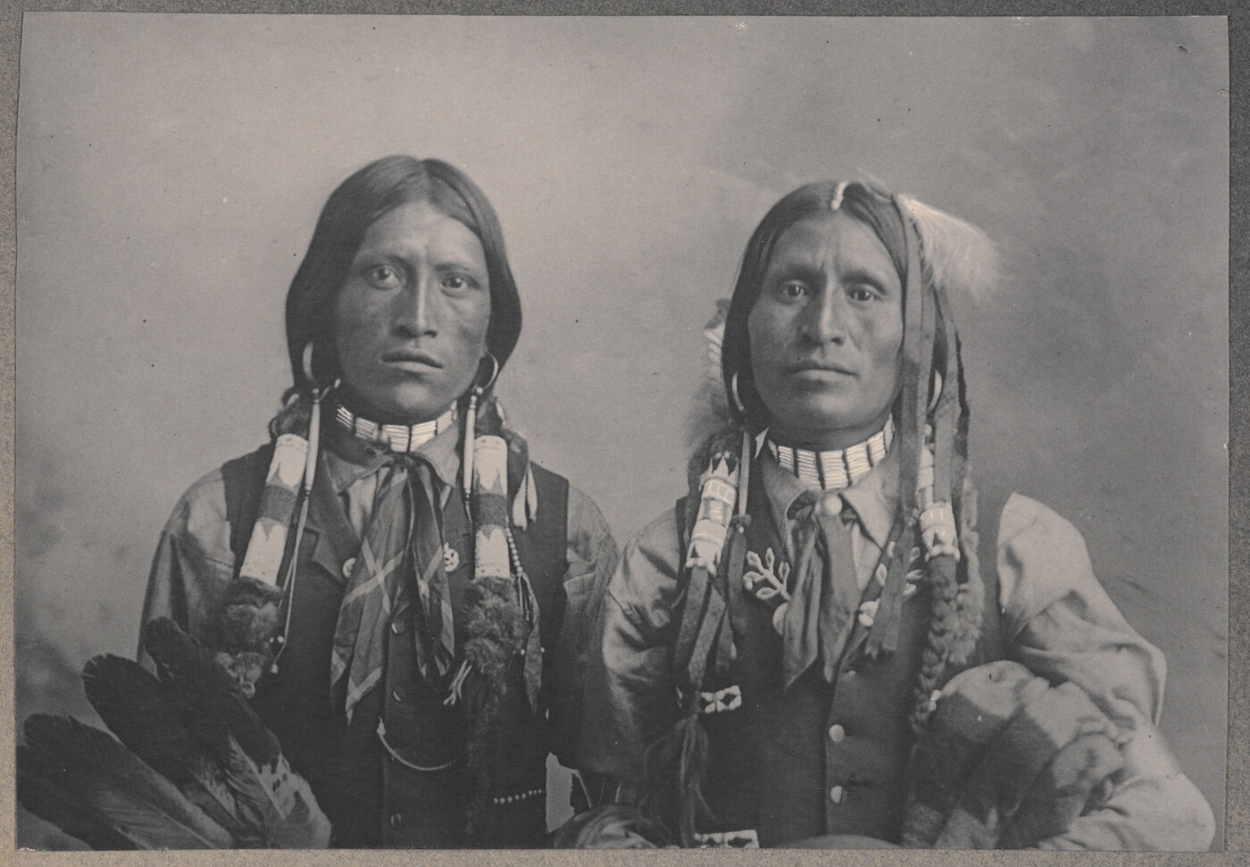 [Portrait of two Apache men] | Amon Carter Museum of American Art