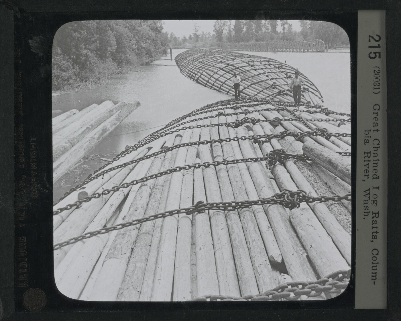Great Chained Log Rafts, Columbia River, Wash. | Amon Carter Museum of ...