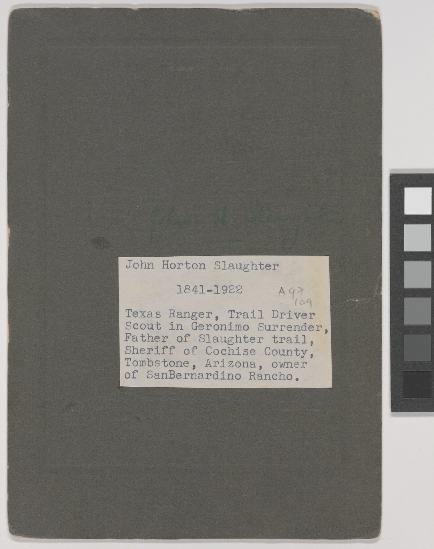 John H. Slaughter | Amon Carter Museum of American Art