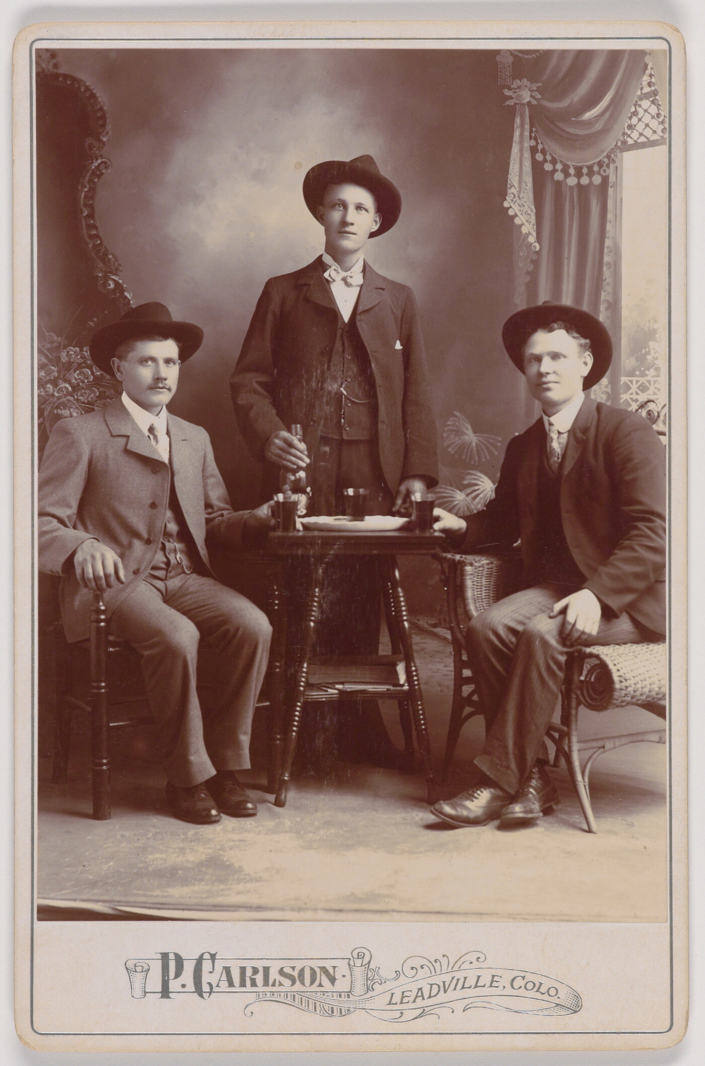 [Studio portrait of three men] | Amon Carter Museum of American Art