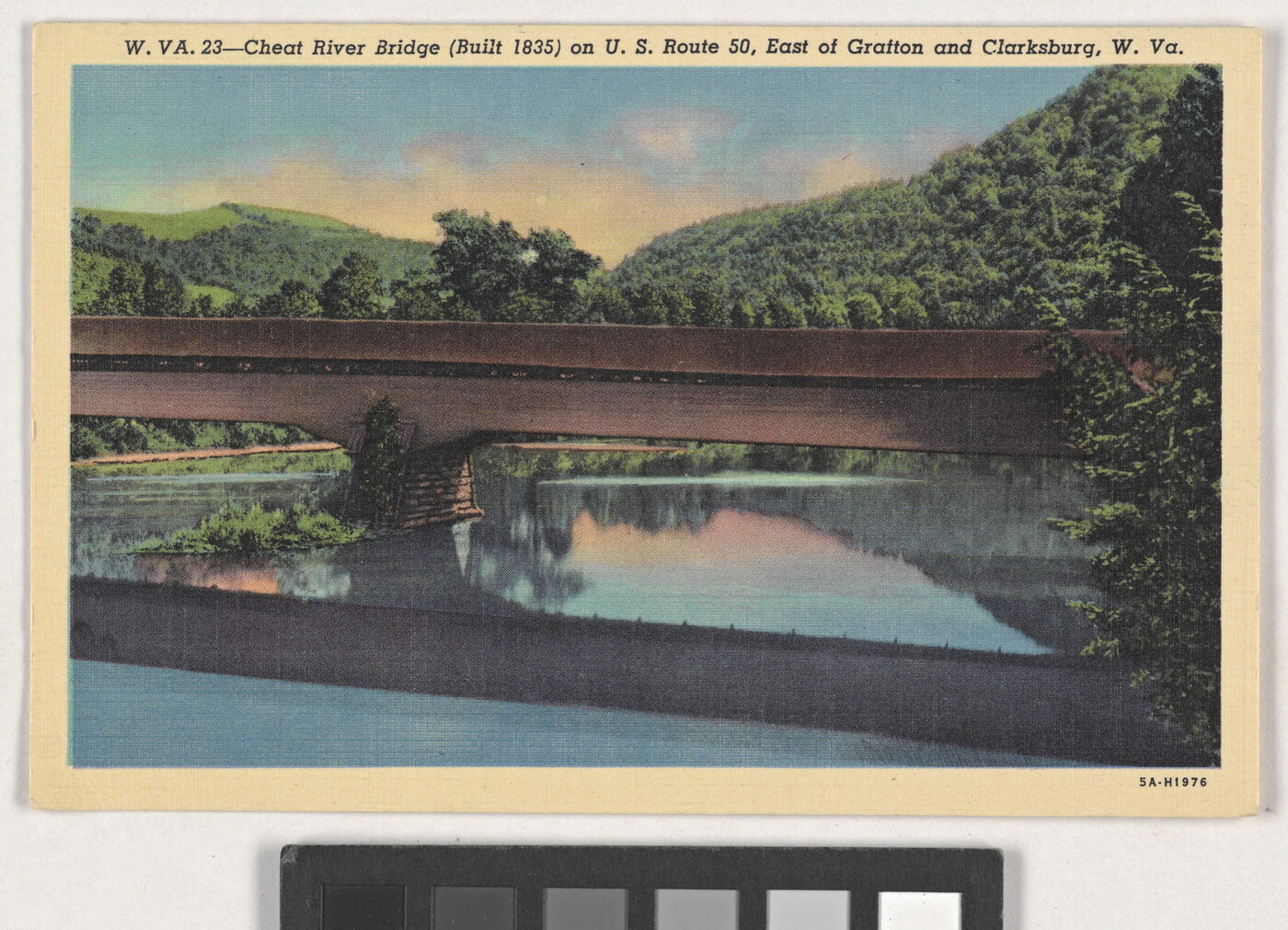 Cheat River Bridge (Built 1835) on U.S. Route 50, East of Grafton and ...