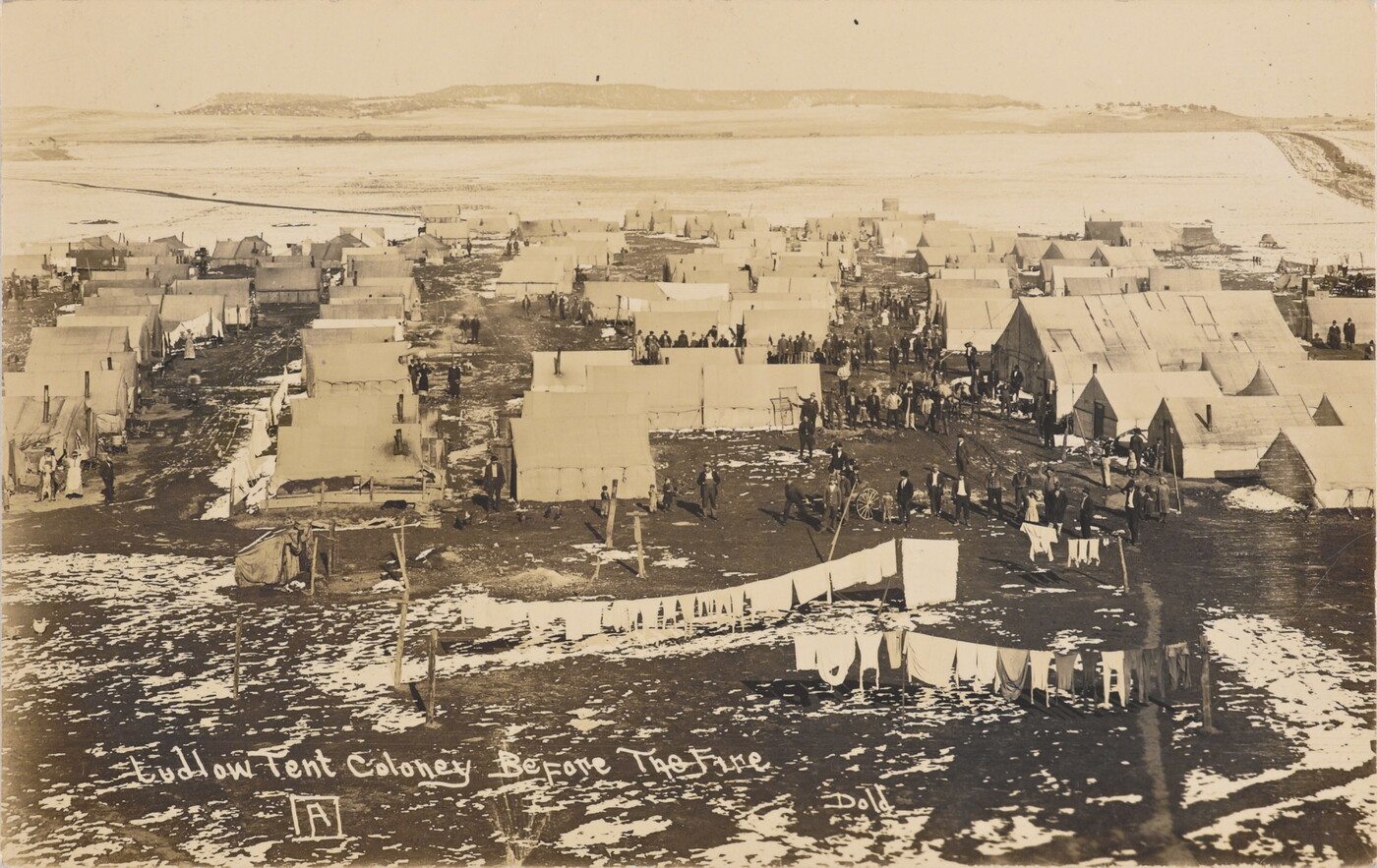 Ludlow Tent Colony Before the Fire | Amon Carter Museum of American Art