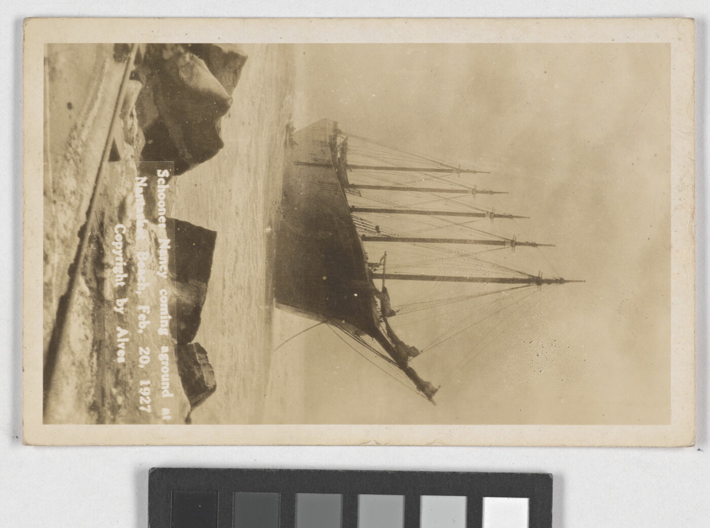 Schooner Nancy Coming Aground at Nantucket Beach | Amon Carter Museum ...