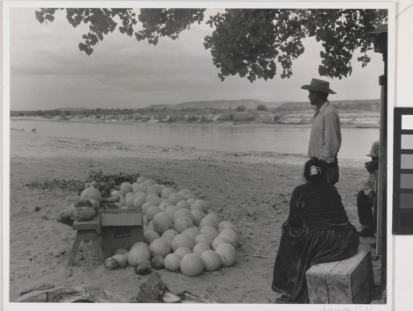 Francis Nakai and Family with Melons at San Juan River | Amon Carter ...