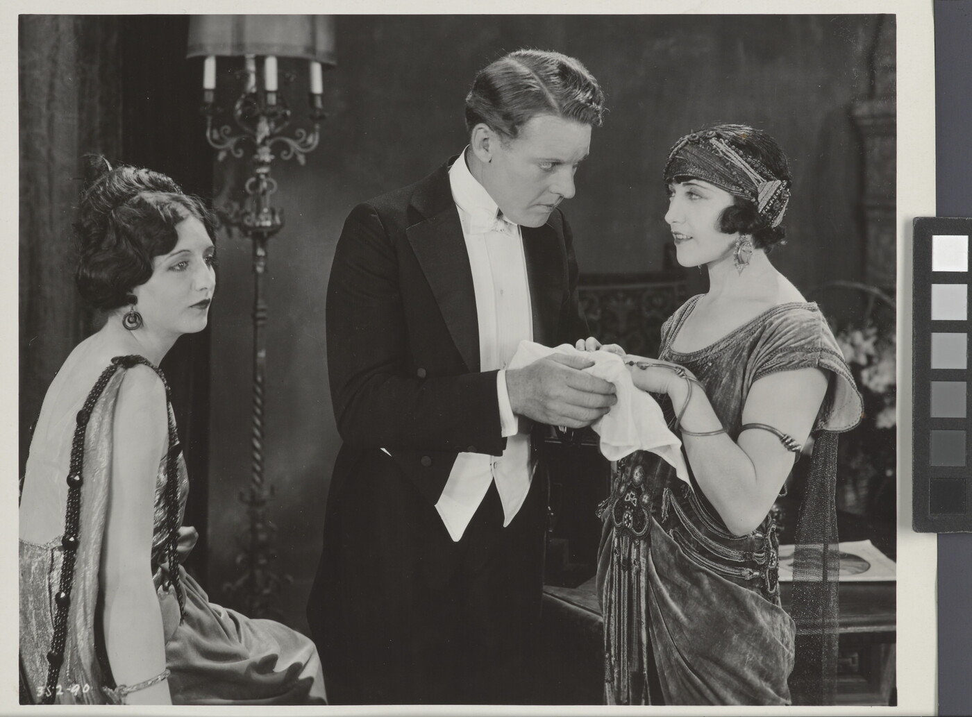 [Forrest Stanley with two women in formal attire, "Forbidden Fruit ...