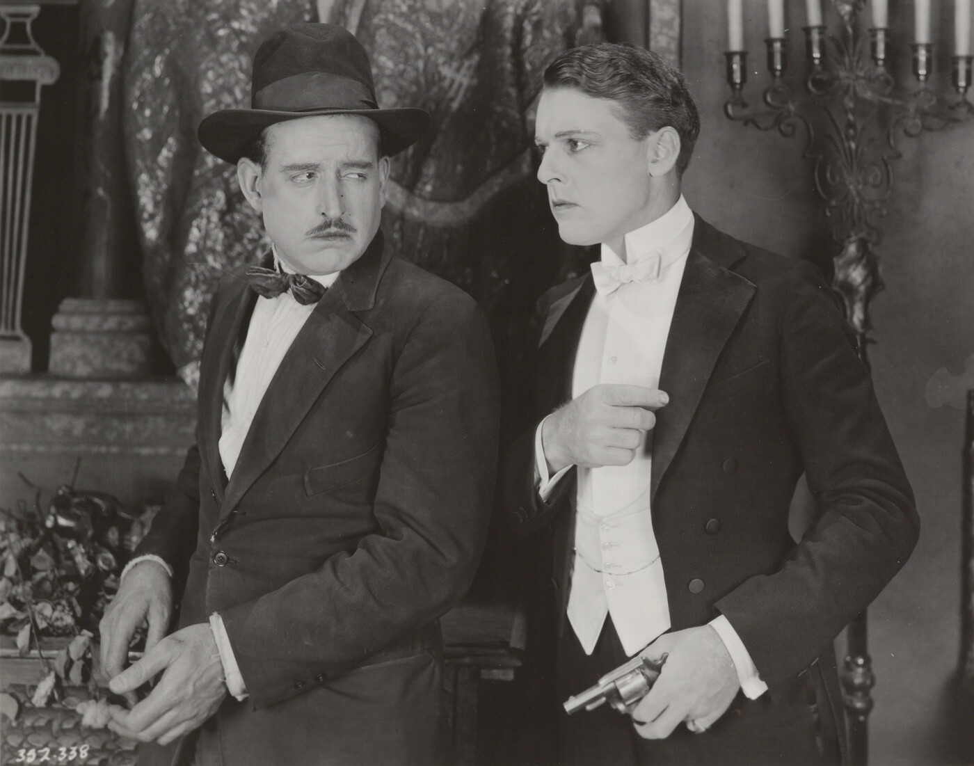 [Forrest Stanley holding Clarence Burton at gunpoint, "Forbidden Fruit ...