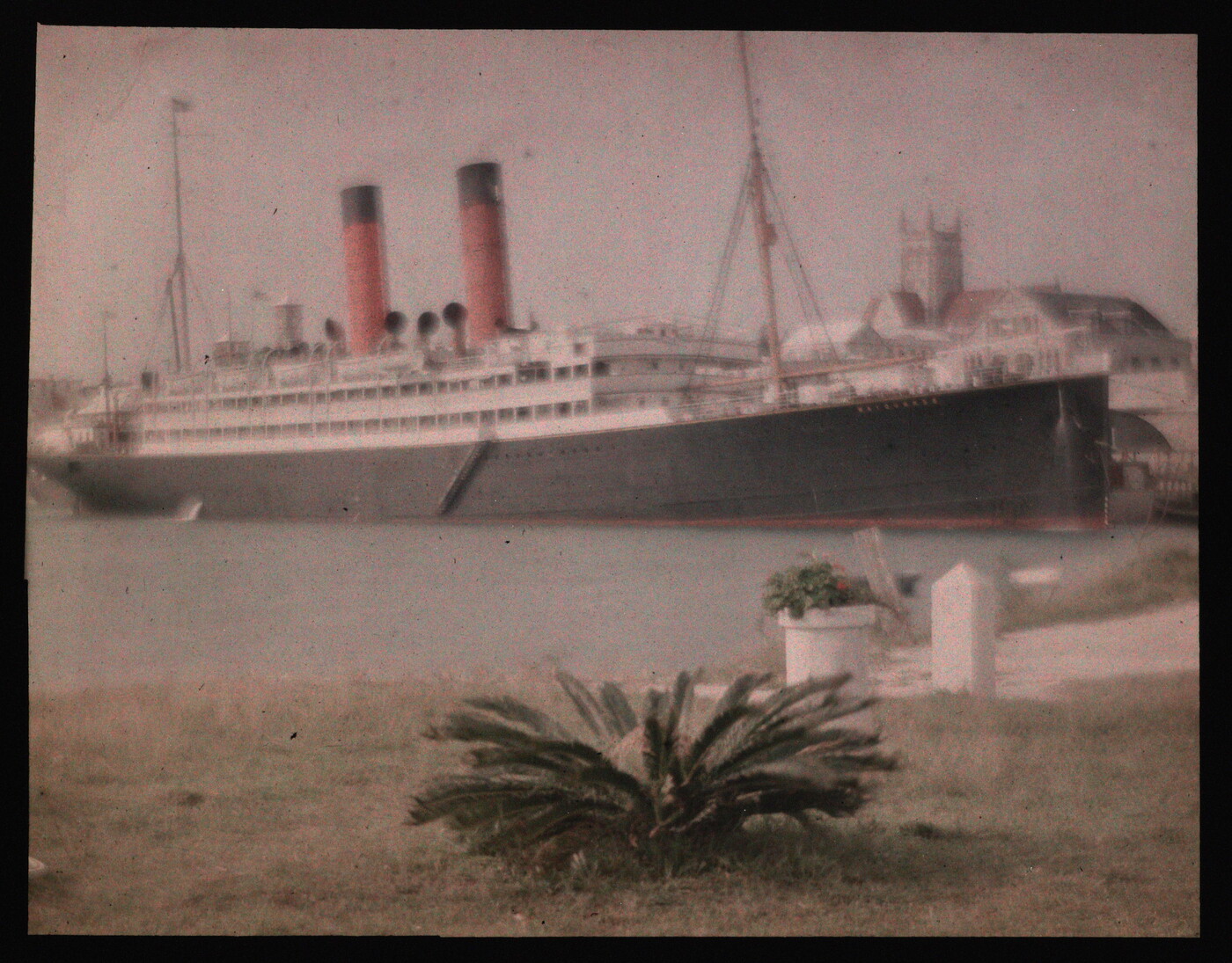 [Hamilton, Bermuda - the Bermudian docked in Hamilton Harbor] | Amon ...