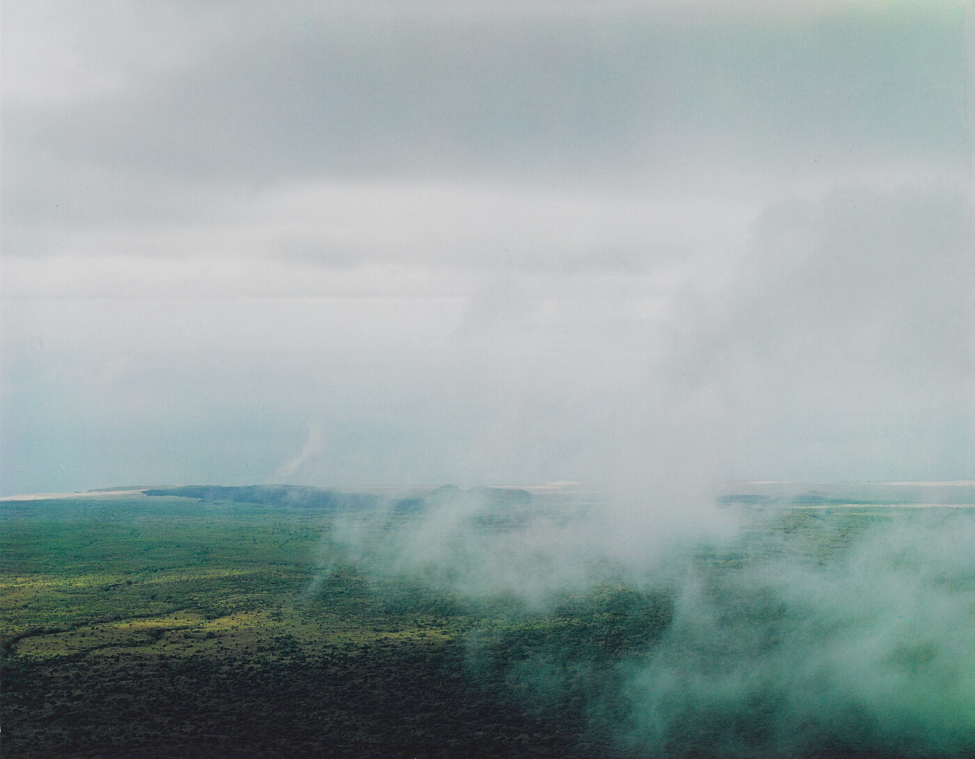 Clouds on East of Alcedo from Rim, Alcedo Volcano, Isabela Island ...