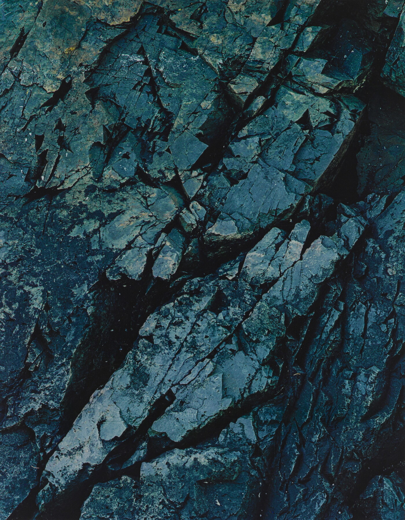 Fractured Basalt, Peak Island, Maine, July 24, 1969 | Amon Carter ...