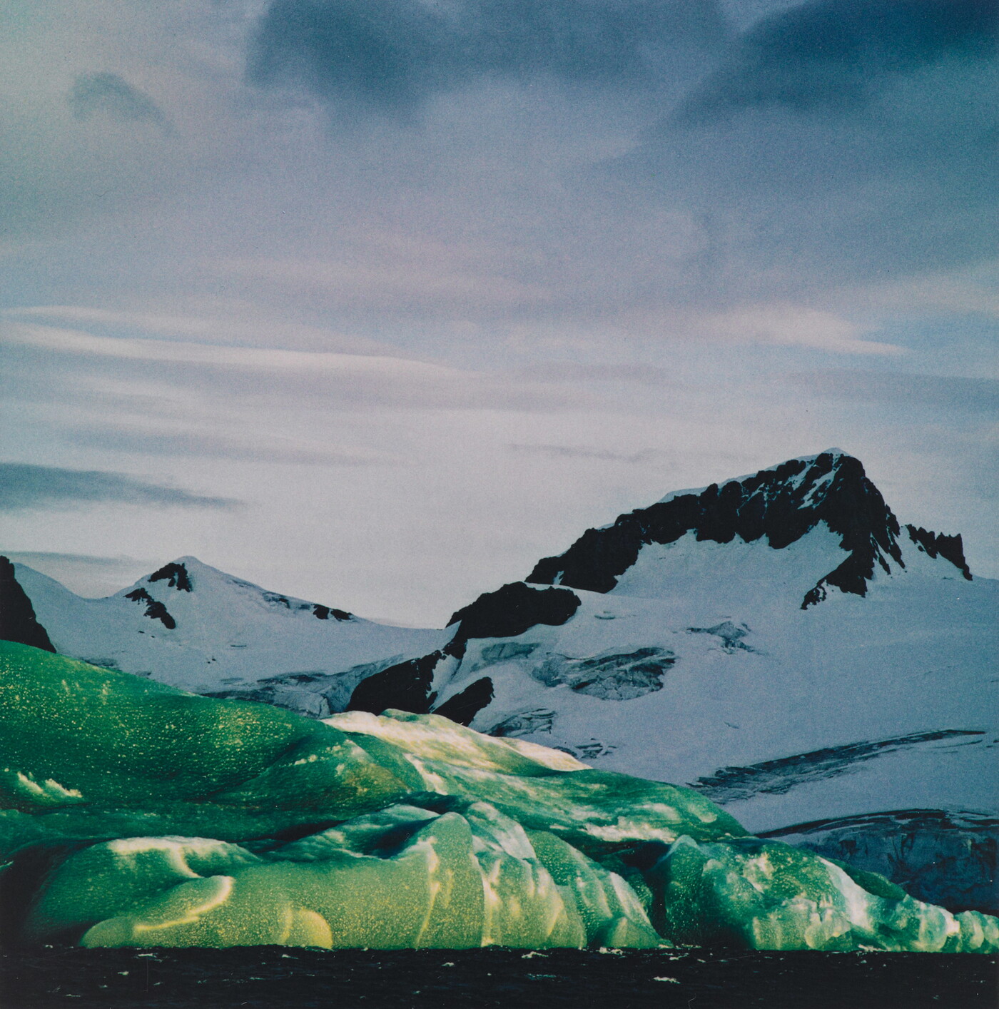 Livingston Island and Green Iceberg, from Royal Vessel Hero, Antarctic ...