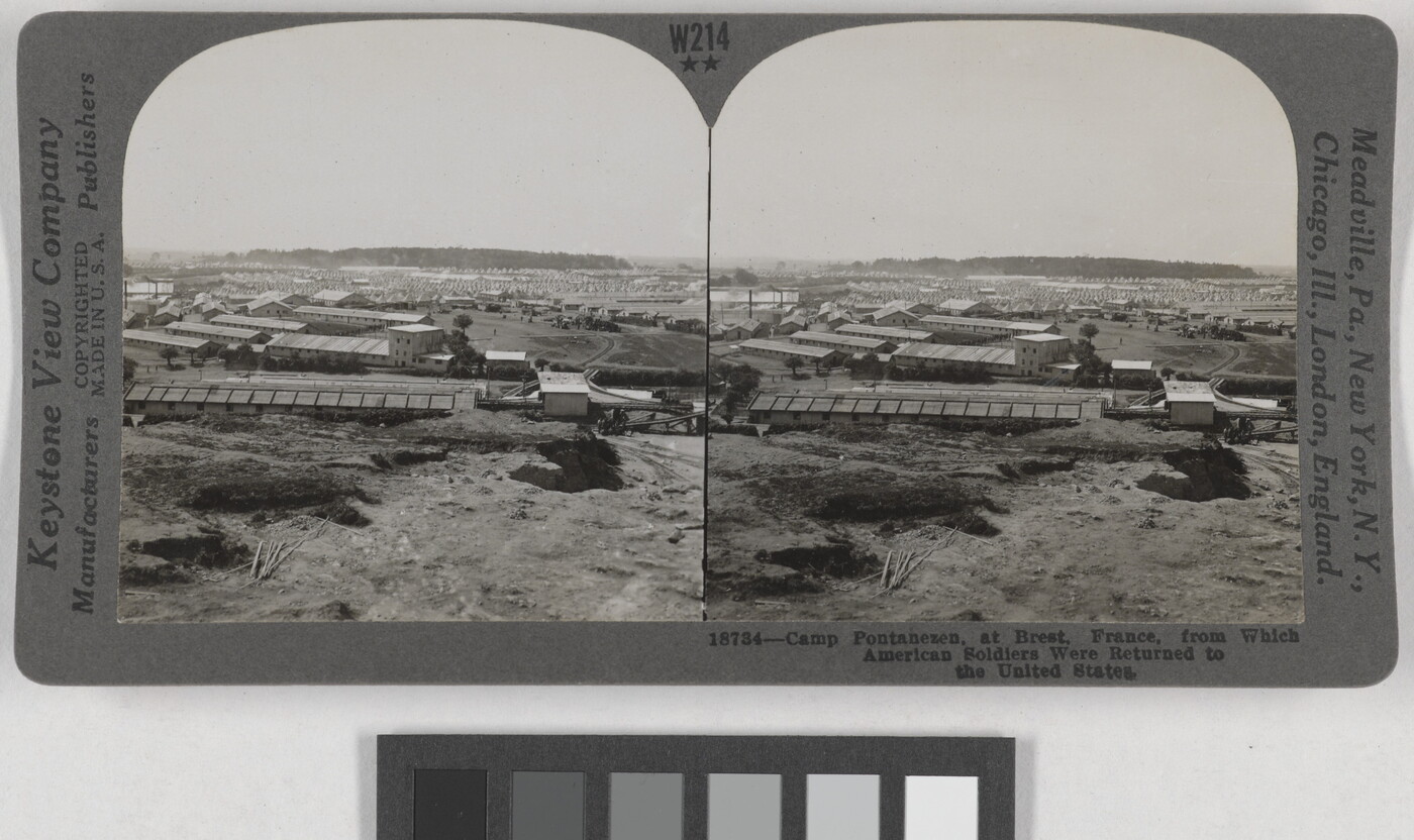 Camp Pontanezen, at Brest, France, from Which American Soldiers Were ...