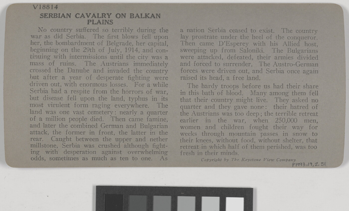 Serbian Cavalry Ready for Battle on the Balkan Plains. | Amon Carter ...