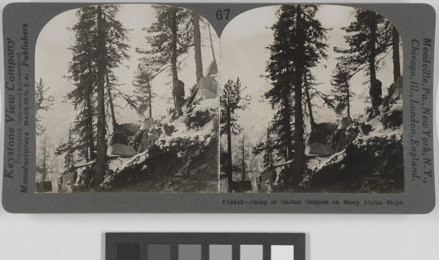 Camp of Italian Outpost on Steep Alpine Slope. | Amon Carter Museum of ...