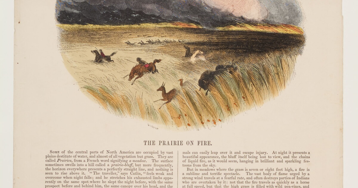 The Prairie on Fire. | Amon Carter Museum of American Art