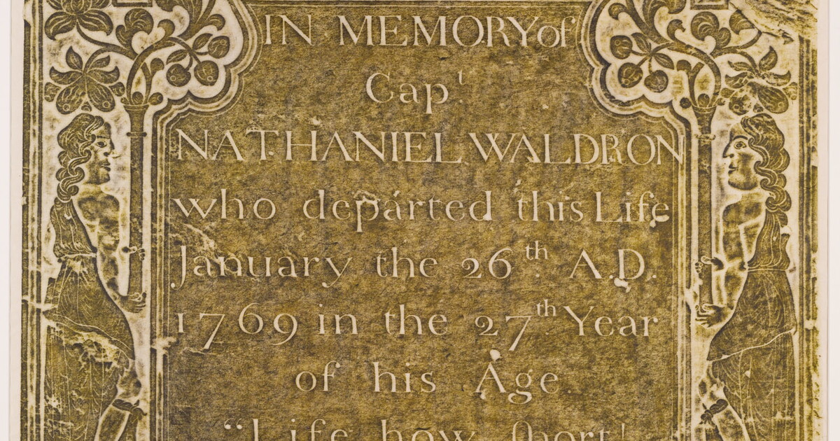 Captain Nathaniel Waldron, Newport, Rhode Island, 1769. | Amon Carter ...
