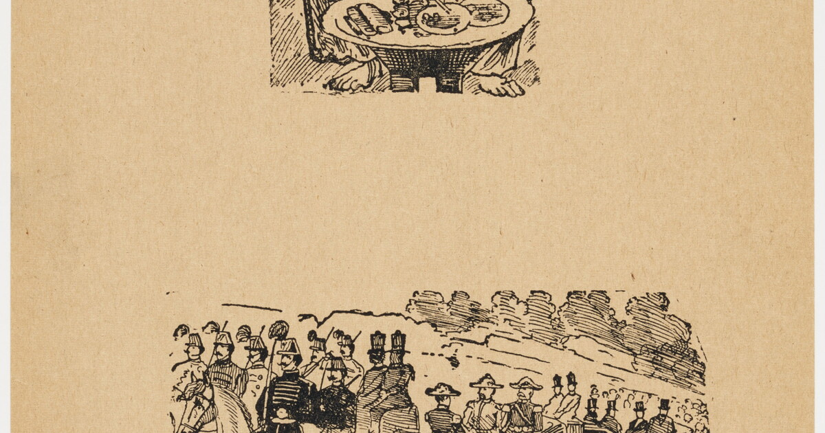 [Una calavera chusca and parade of soldiers] | Amon Carter Museum of ...