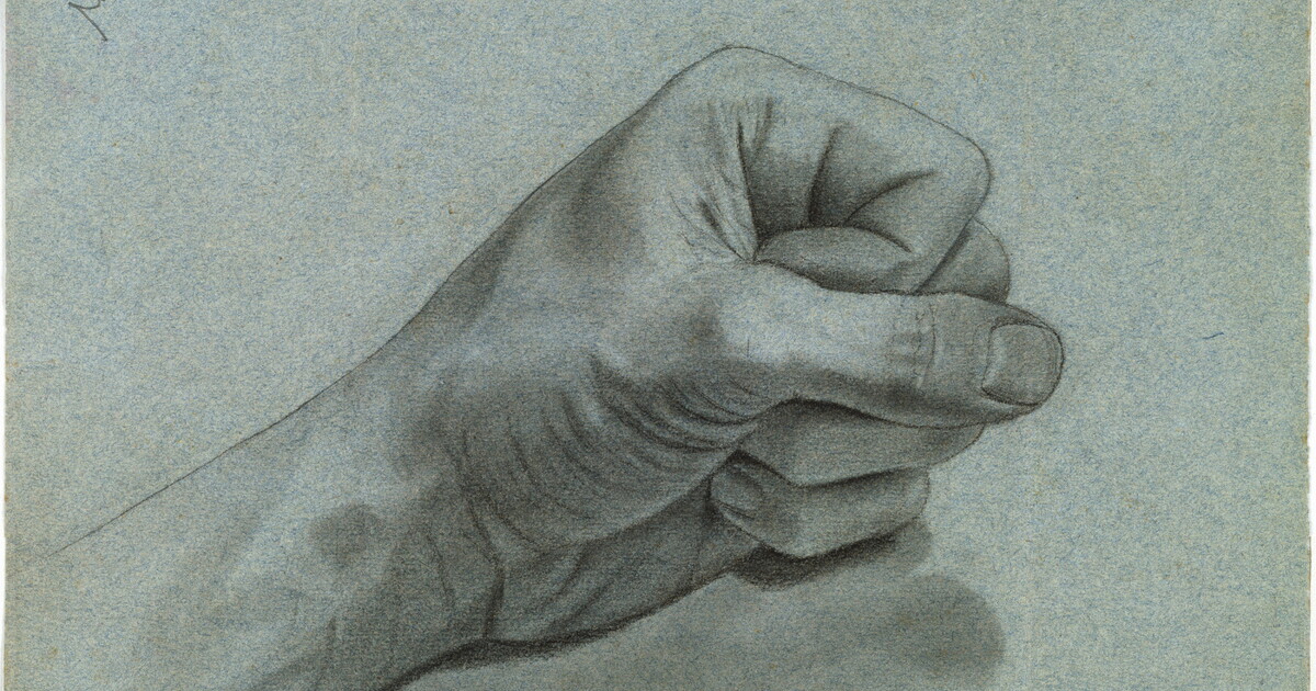 left hand sketch