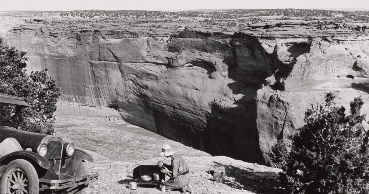 Barbara Morgan Cooking - Canyon de Chelly | Amon Carter Museum of ...