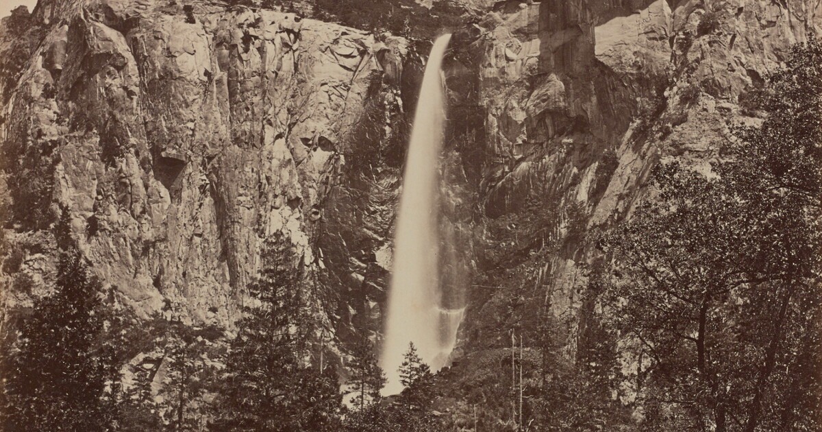The Bridal Veil, 900 Feet. Yosemite | Amon Carter Museum of American Art