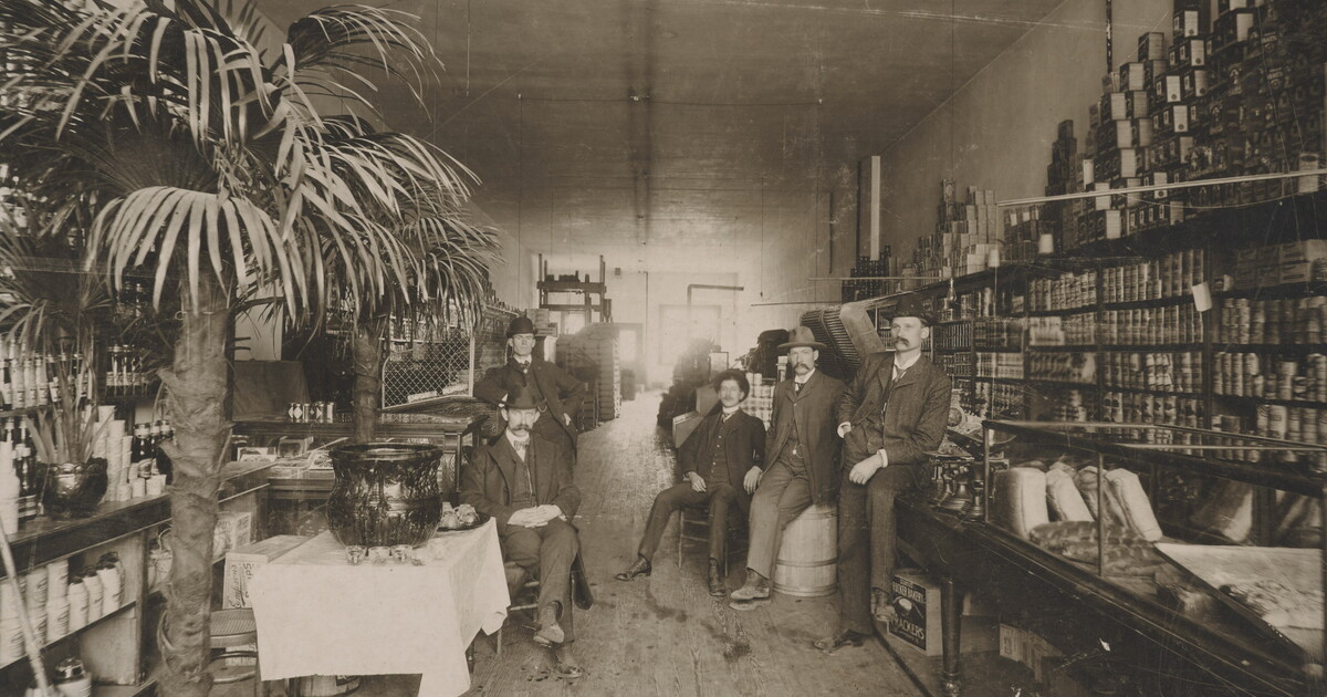 [Interior of dry goods store, Victor, Colorado] | Amon Carter Museum of ...