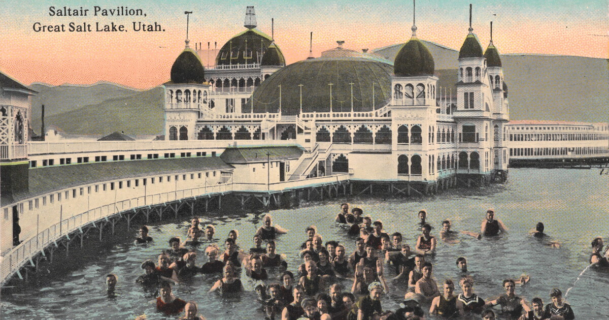 Saltair Pavilion, Great Salt Lake, Utah | Amon Carter Museum of ...