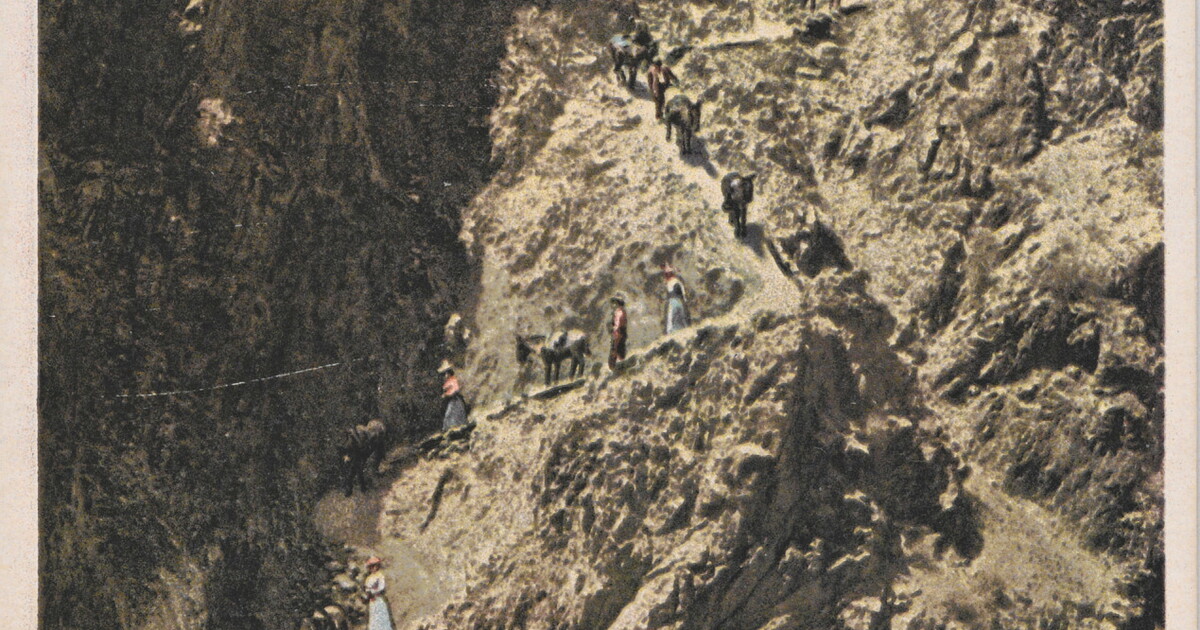 Devil's Corkscrew on Bright Angel Trail, Grand Canyon, Ariz | Amon ...