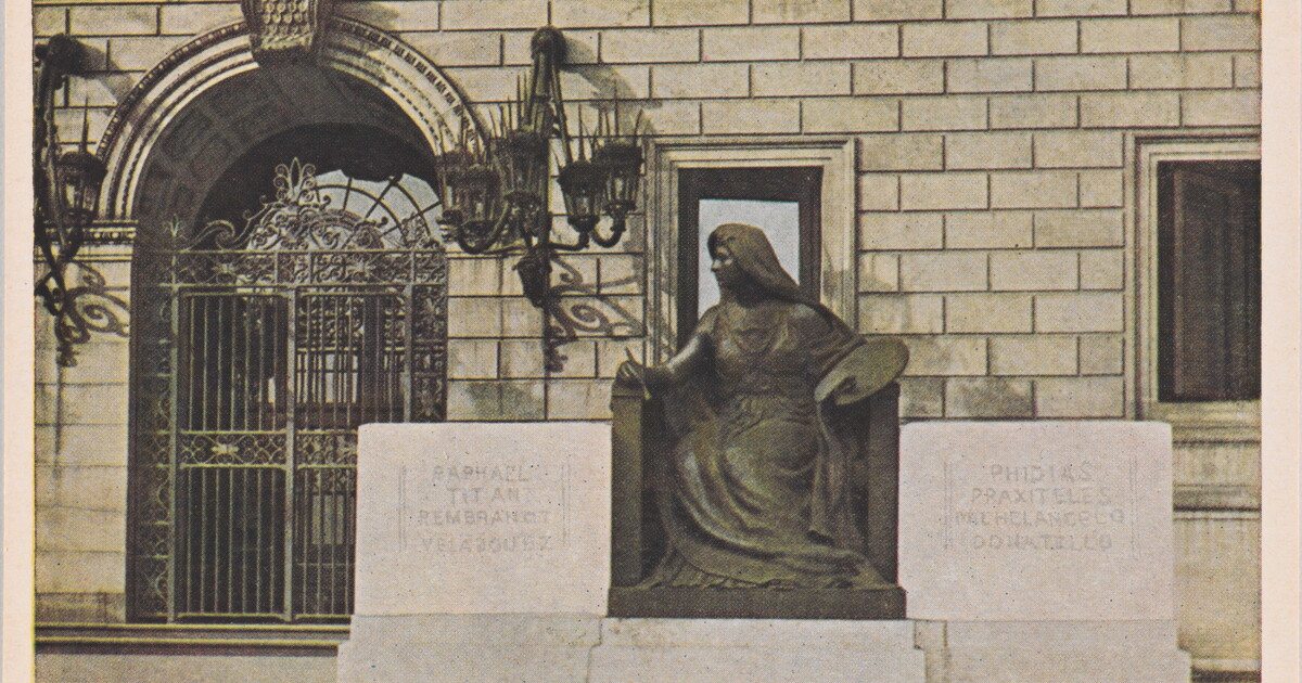 "Art" by Bela L. Pratt- Boston Public Library | Amon Carter Museum of ...