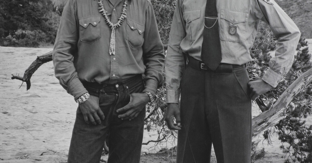 Hubert Laughter, National Park Service Ranger, and His Brother Floyd ...