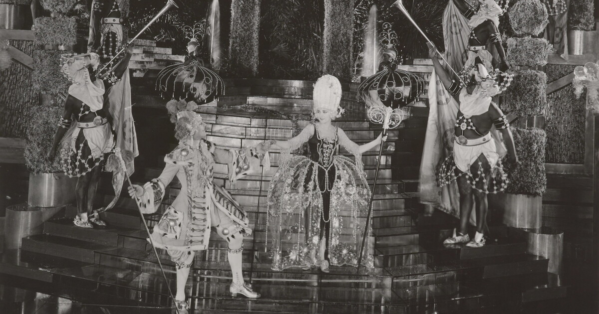 [Agnes Ayres and Forrest Stanley in Cinderella sequence, "Forbidden ...