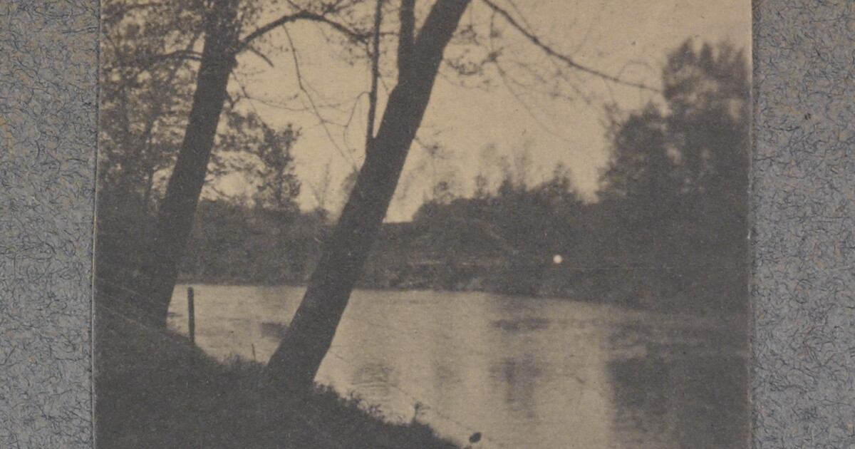 [View of river and trees, Williamsville, New York] | Amon Carter Museum ...