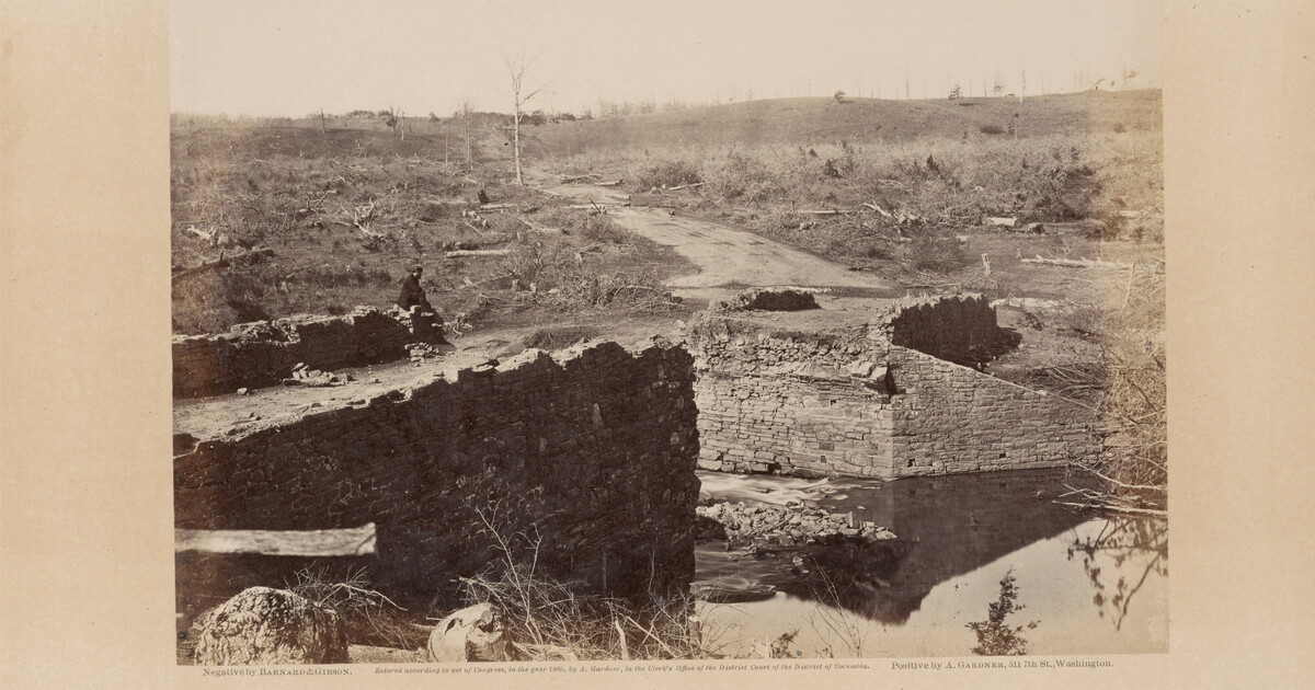 Ruins of Stone Bridge, Bull Run | Amon Carter Museum of American Art