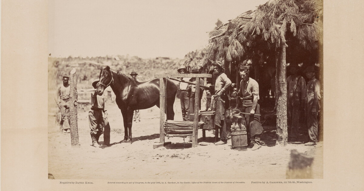 Army Forge Scene, in Front of Petersburg | Amon Carter Museum of ...