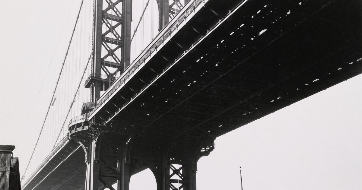 Manhattan Bridge (Abbott's First Photograph with Century Universal ...