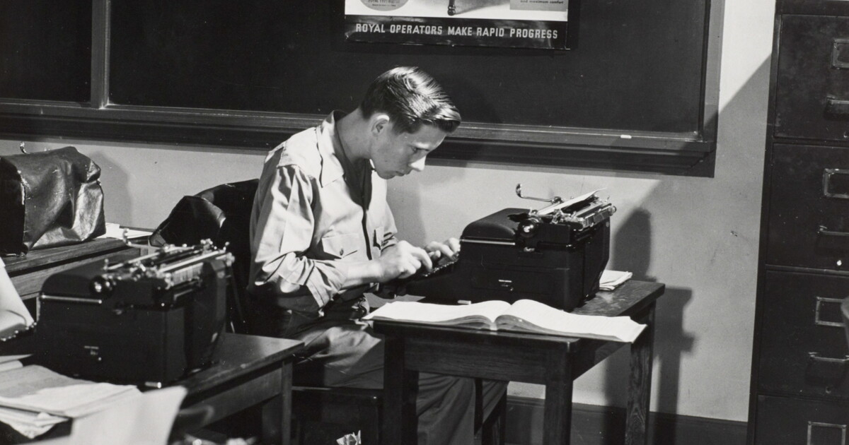 High School. Typing Class. Tomball, Texas | Amon Carter Museum of ...