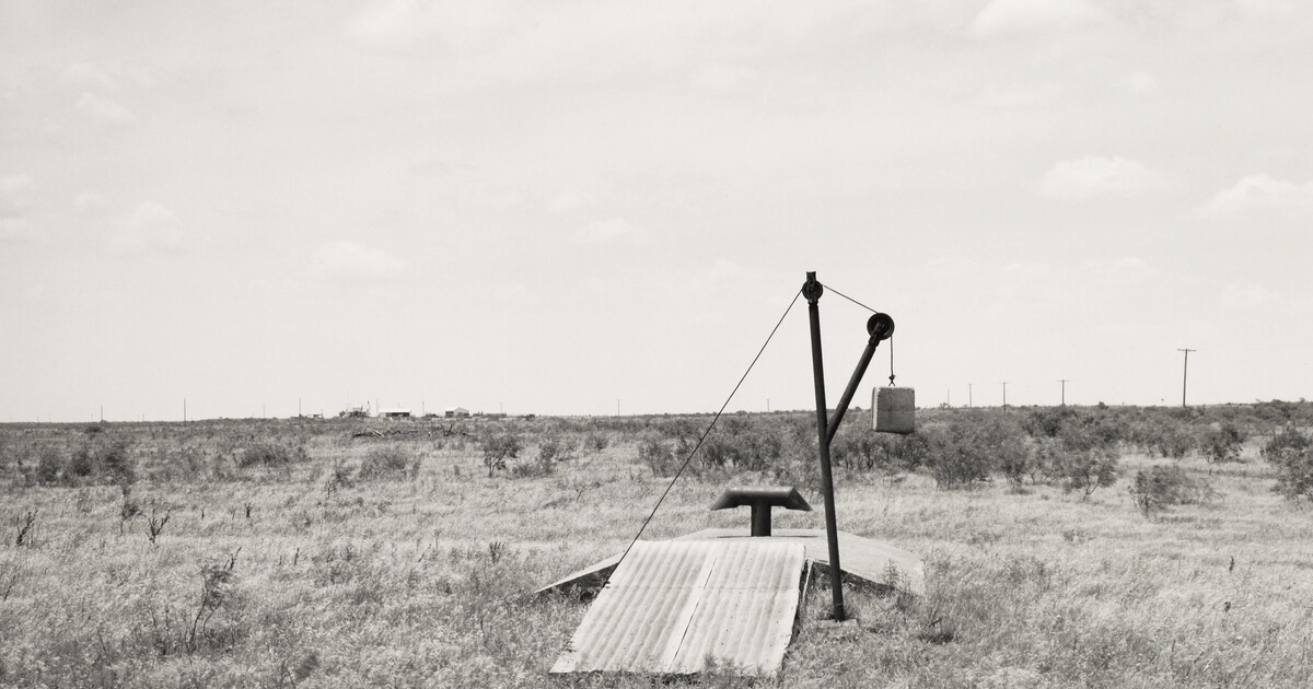 Storm cellar behind the (vanished) foreman's house, Ross family ranch ...