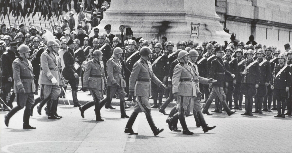 "The Elderly Butcher Boy of Fascism Steps Out" Was the LIFE Caption for ...