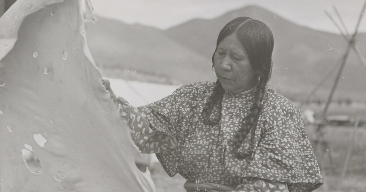 Tanning Hide of Elk | Amon Carter Museum of American Art