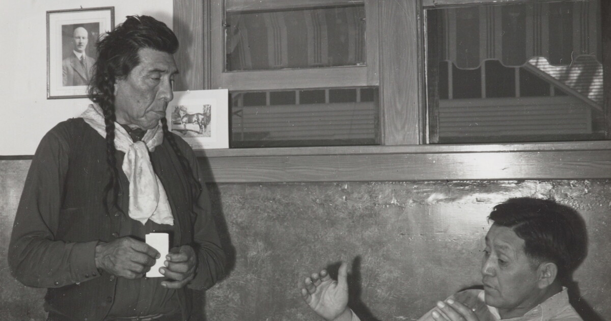 Robert Yellowtail, Superintendent for Crow Tribe | Amon Carter Museum ...
