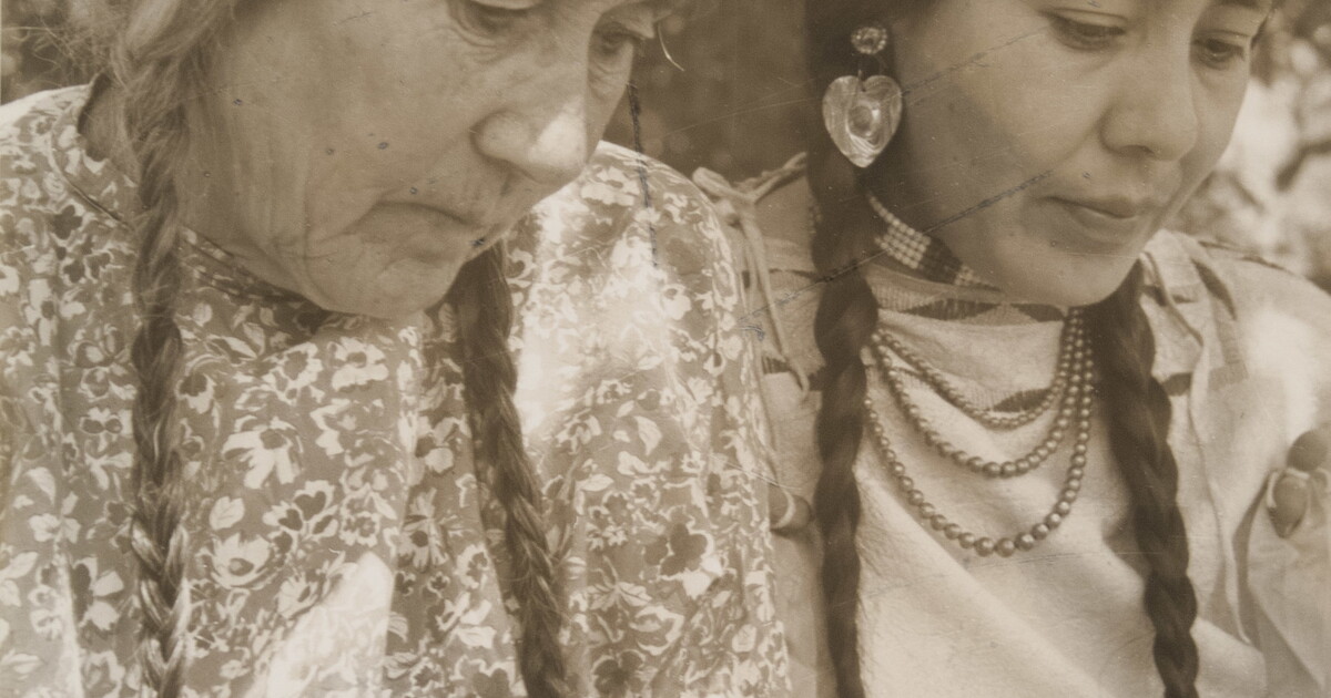 Crow Agency, Montana - Superintendent Robert Yellowtail's Mother With ...