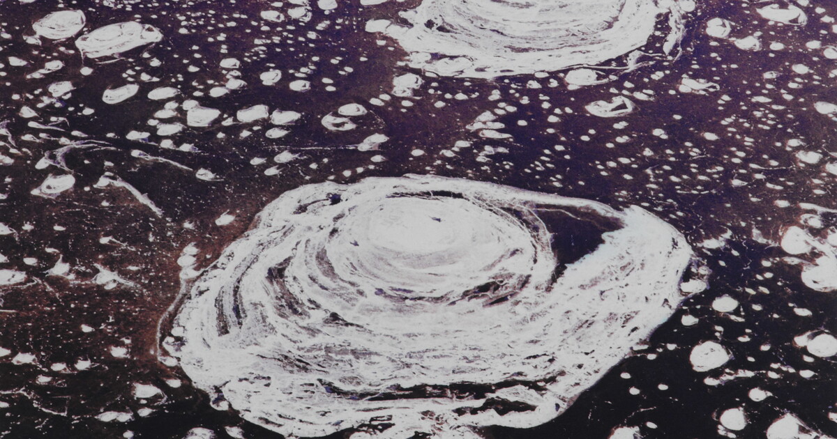 Crust on Lake Natron from the Air, Tanzania, October 7, 1970 | Amon ...