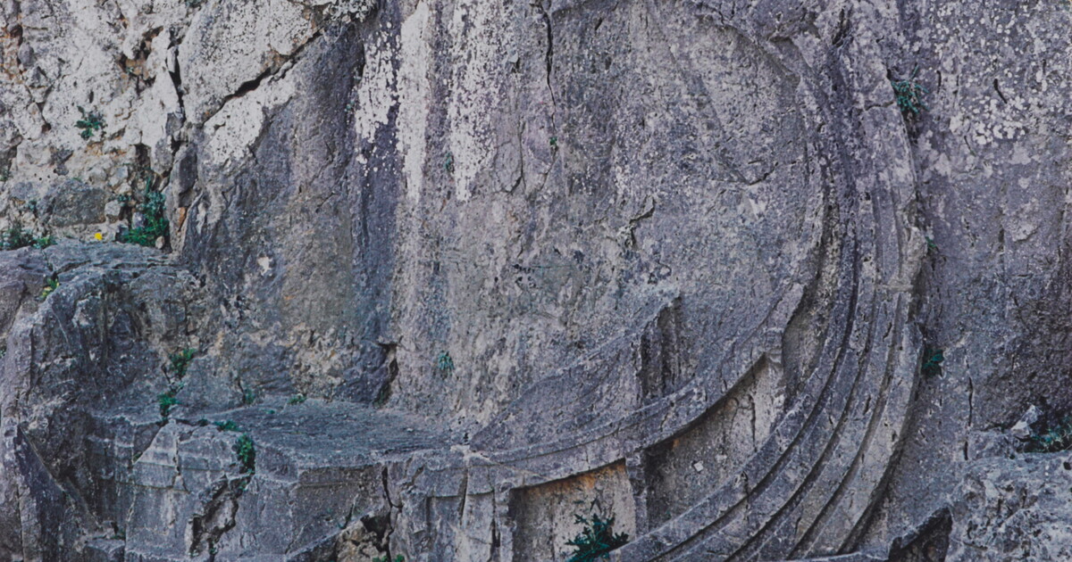 Bas-Relief of Trireme, Lindos, Rhodes, April 20, 1967 | Amon Carter ...