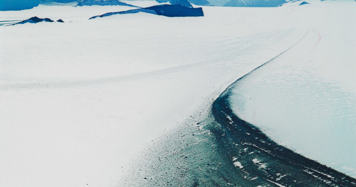 View from Monastery Nunatak, Dry Valleys, Antarctica, December 31, 1975 ...