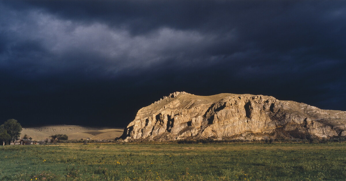 Beaverhead Rock, Montana, August 24, 1997 [View: northwest from Lat: 45 ...